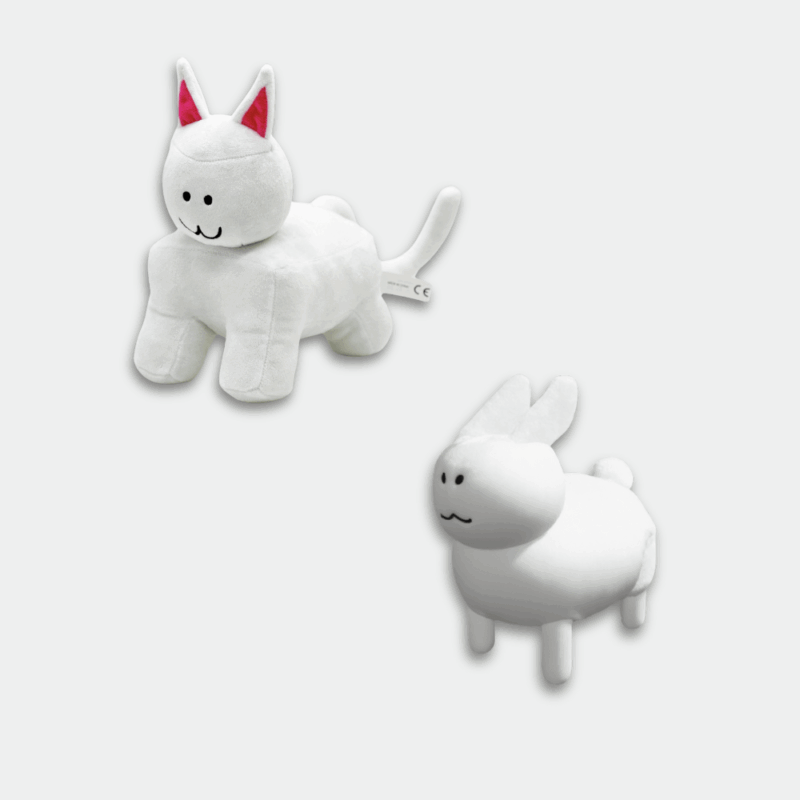 Roblox Gubby and Roblox Classic Cat Plush | Gubby Plush